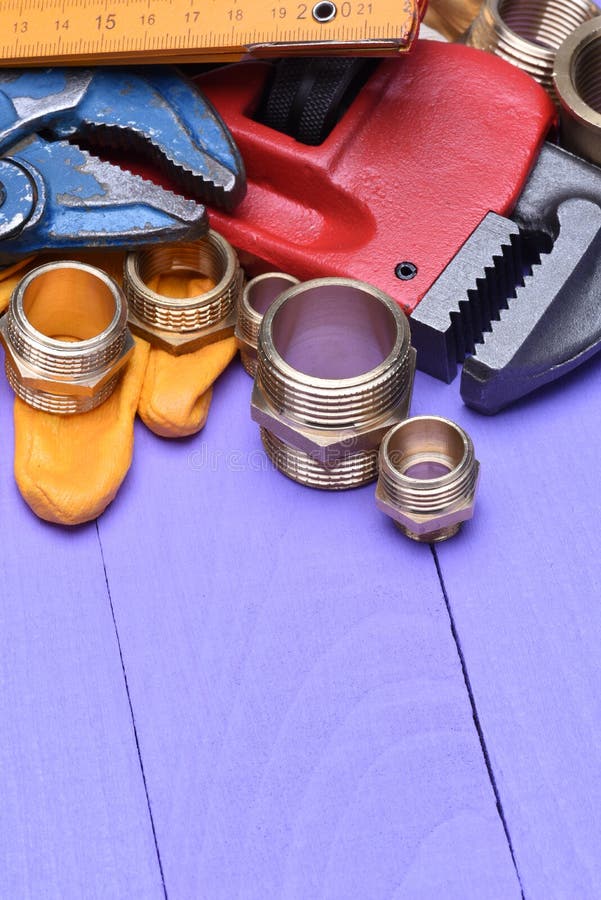 Plumbing and tools stock photo. Image of fitting, hardware - 118186538