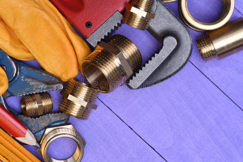 Plumbing and tools stock photo. Image of fitting, hardware - 118186538