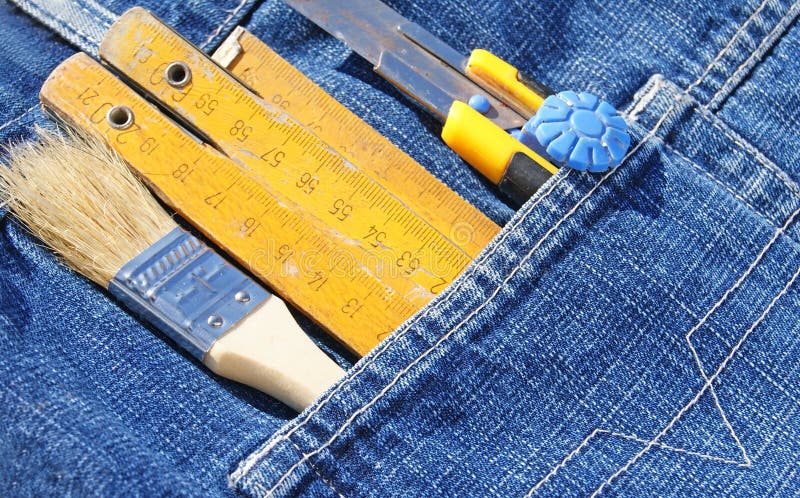 Tools in pocket stock photo. Image of repairing, metal - 29498574