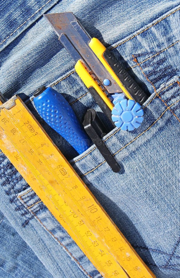 Tools in pocket stock photo. Image of mechanic, repair - 29574058