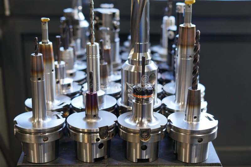 Tools on a Rack for Working on a CNC Milling Machine Stock Image ...