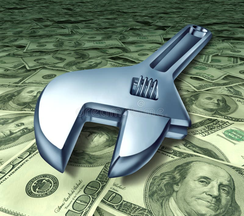 Tools Repair Costs Technical Help Service Rates Hi Stock Illustration ...