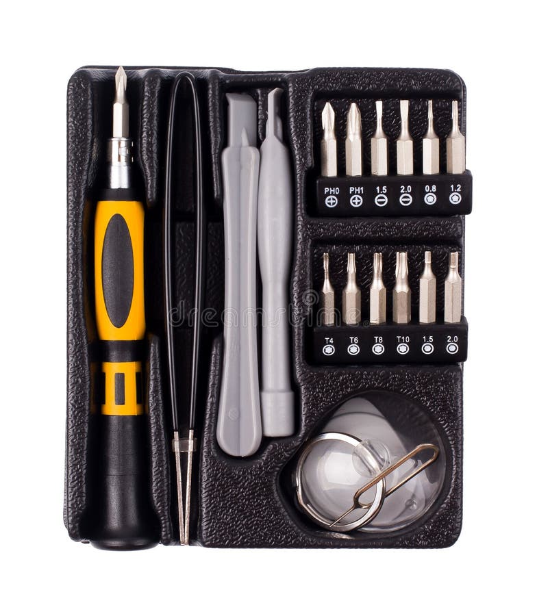 Tools for Repair of Electronics Stock Photo - Image of electronic ...