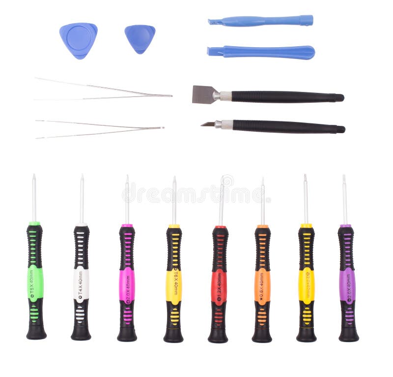 Tools for Repair of Electronics Stock Photo - Image of nozzle, computer ...