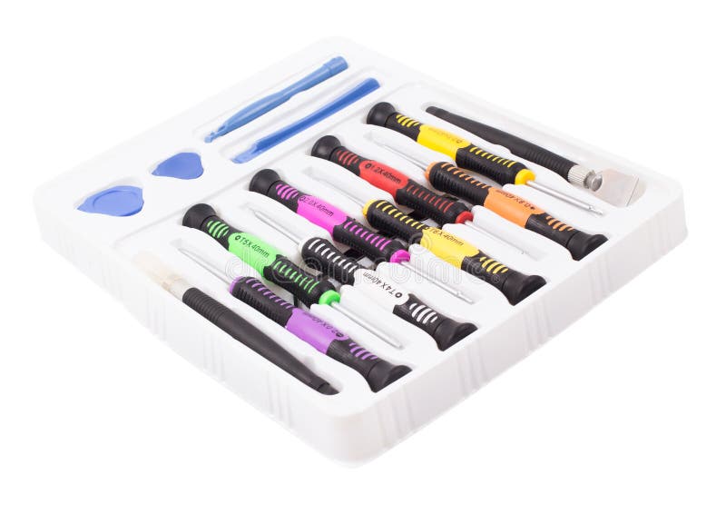 Tools for Repair of Electronics Stock Image - Image of computer ...