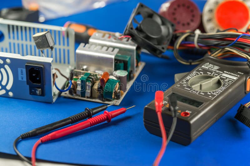 Tools for Repairing Electrical Devices Stock Image - Image of tool ...
