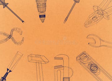 Screwdriver Blueprint Stock Illustrations – 749 Screwdriver Blueprint ...