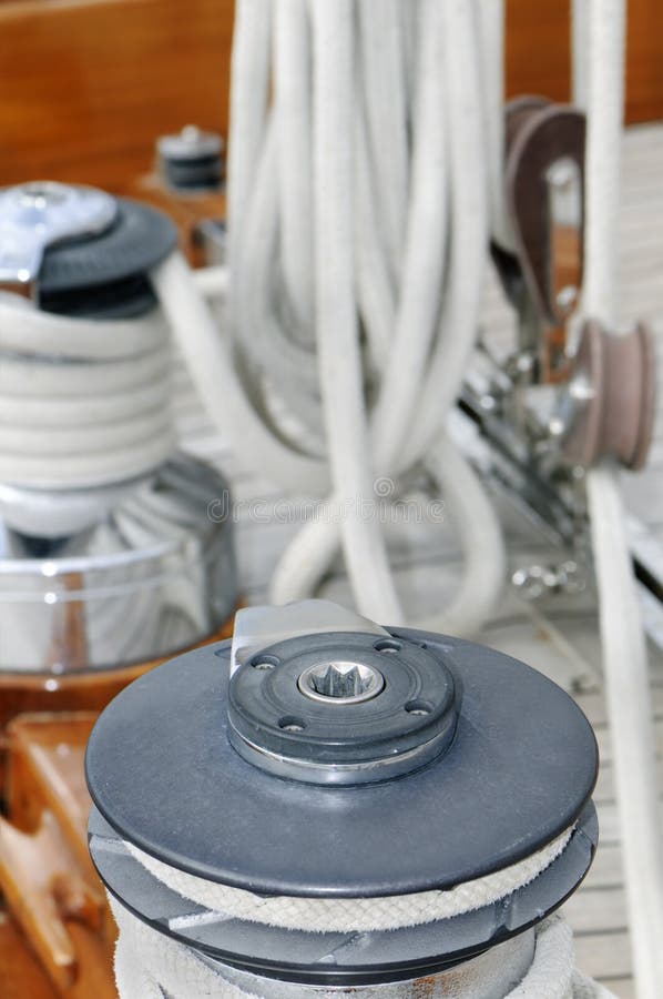 Tools of a sailboat stock photo. Image of deck, equipmet - 7177026