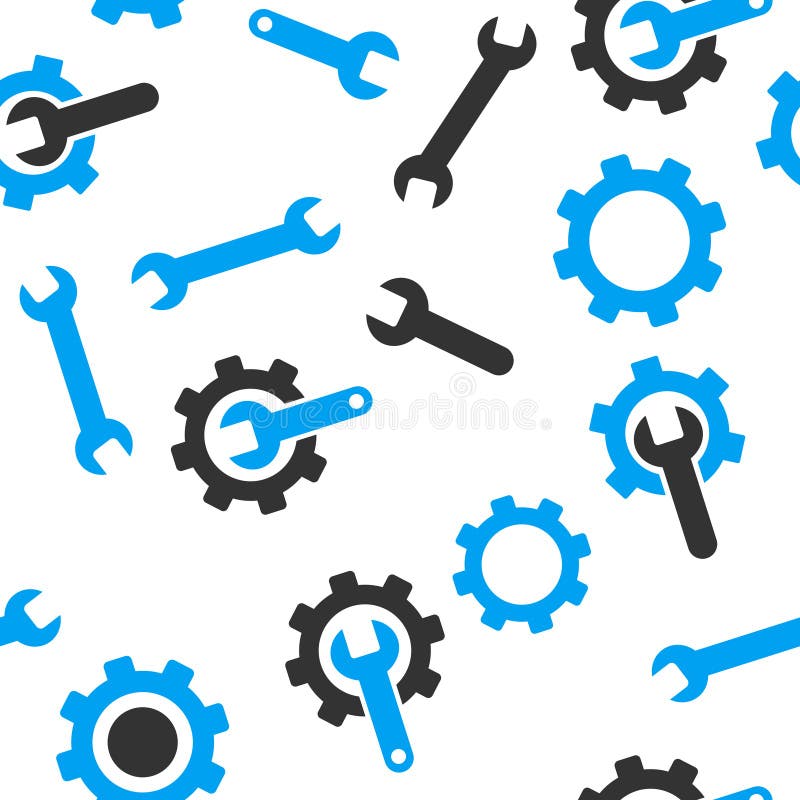 Tools Seamless Flat Vector Pattern Stock Vector - Illustration of flat ...
