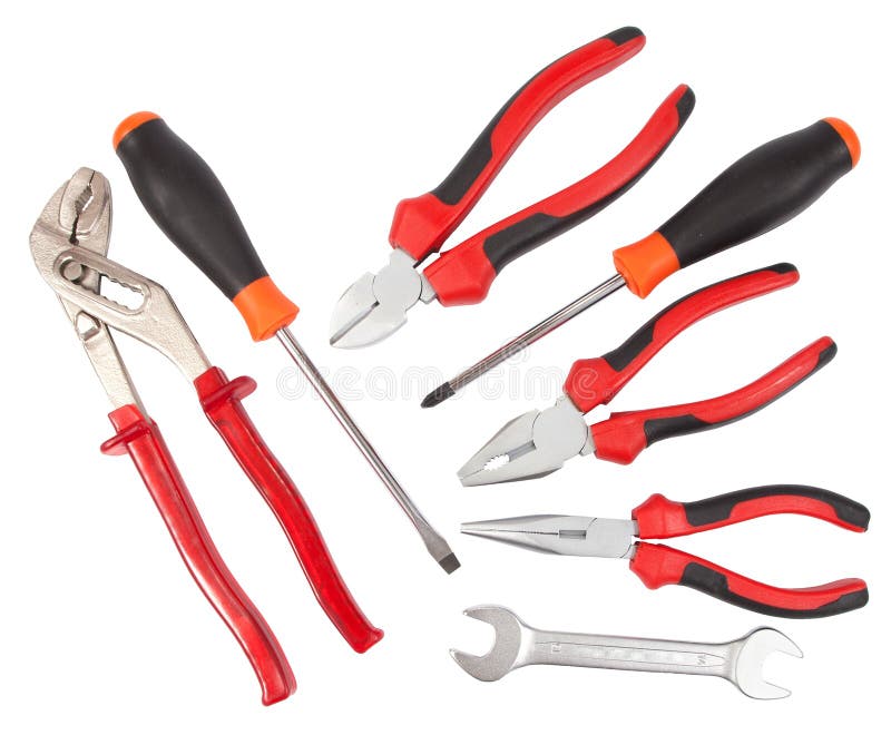 Tools with clipping paths stock image. Image of cutter - 5166693