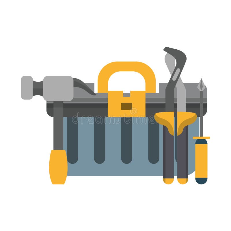 Tools Set Collection Workshop Icons Cartoon Stock Vector - Illustration ...