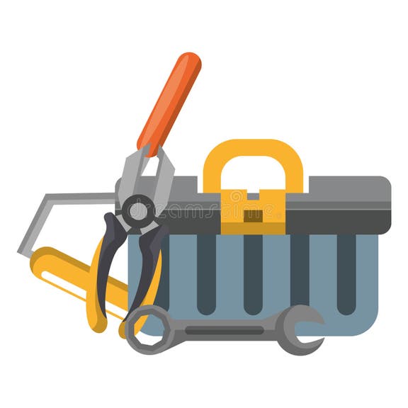 Tools Set Collection Workshop Icons Cartoon Stock Vector - Illustration ...