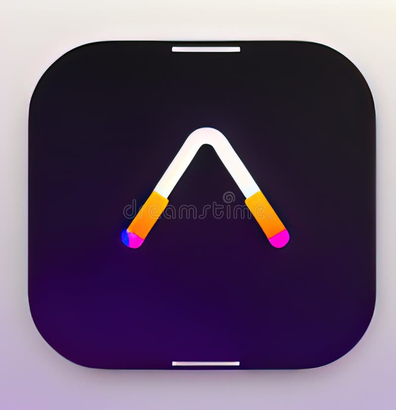 Tools Software App Icon. Generative AI. Stock Illustration ...