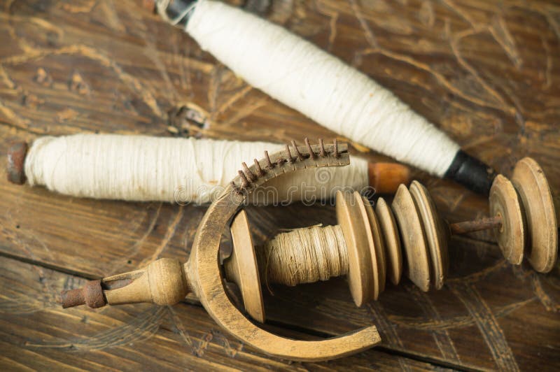 Tools for spinning retro stock image. Image of tools - 58659641