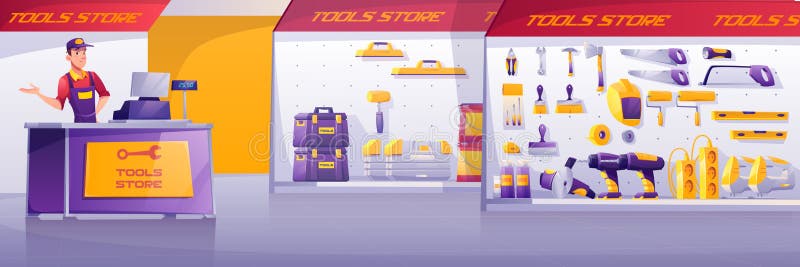Hardware Store Cartoon Stock Illustrations – 819 Hardware Store Cartoon ...