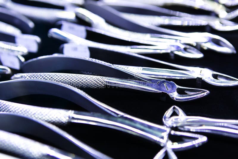 Tools of a Surgeon Dentist. Trade in Professional Instruments for ...