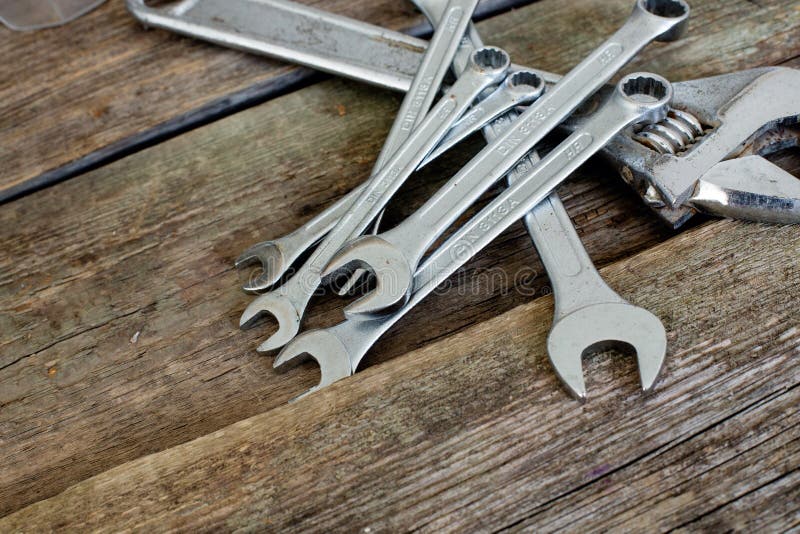 Tools on the table stock image. Image of objects, mixed - 46391597