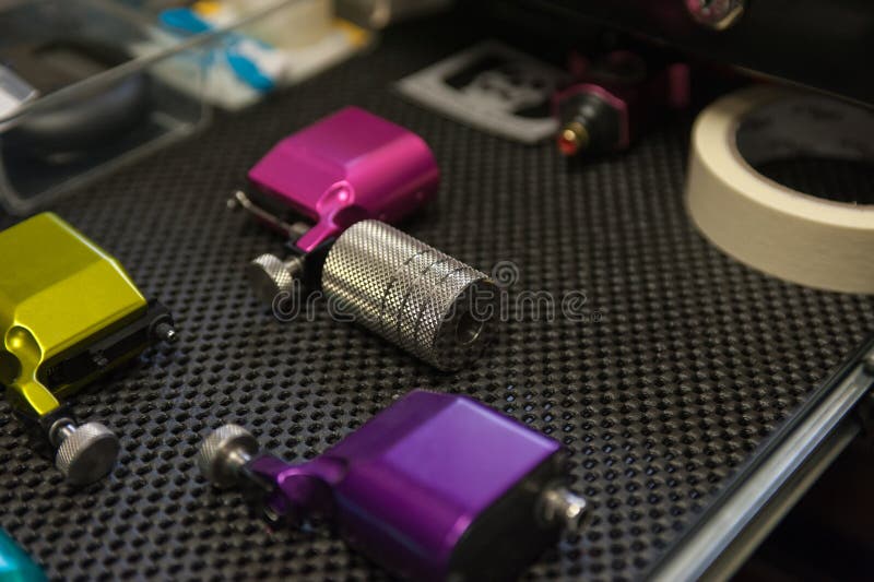 Tools of the tattoo artist stock photo. Image of artist - 56746036