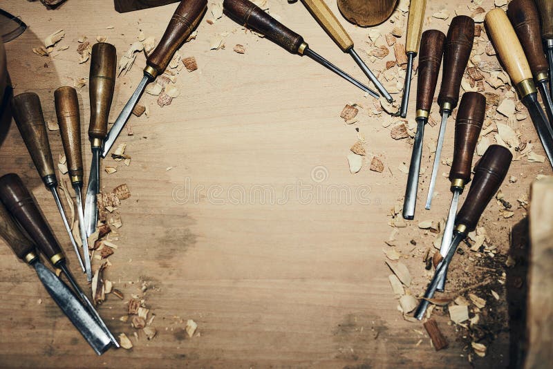 The Tools To that Help Turn Wood into Art. the Inside of a Craftsmans ...