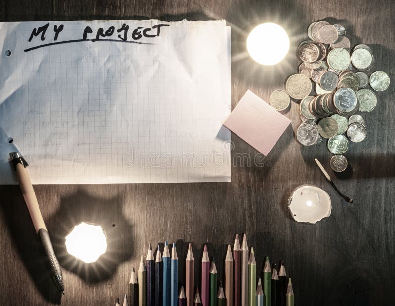 Tools to start a project stock photo. Image of investment - 167365836