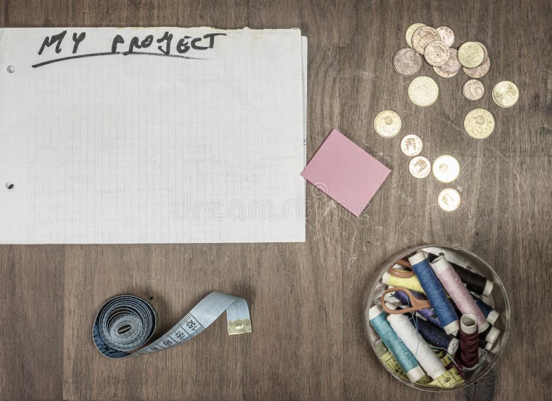 Tools to start a project stock image. Image of people - 167365861