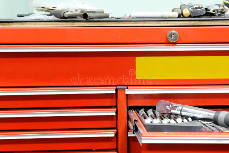 Tools in a tool box stock photo. Image of handle, accessibility - 79936056