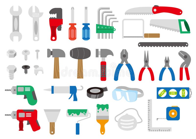 Tools stock vector. Illustration of cartoons, silicone - 40251789