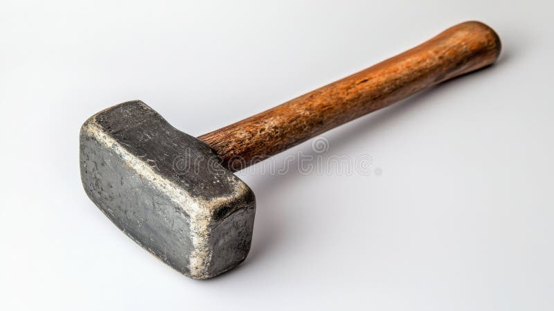 At the Tools Top, a Hammer Strikes a Nail with Partial Motion Blur ...