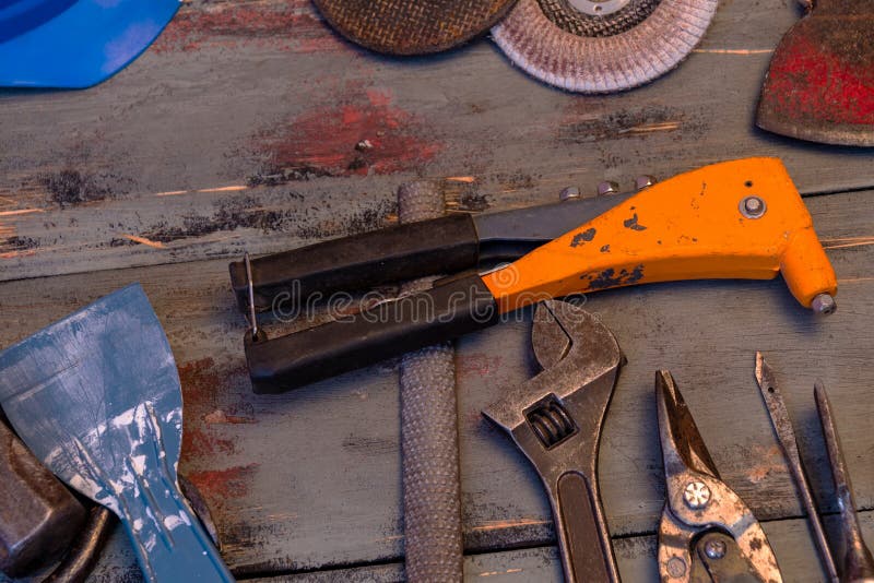 Tools Used for Work at Home or Industry Stock Photo - Image of tools ...