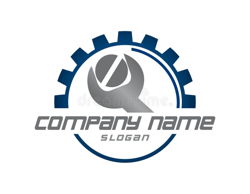 Abstract Tools Logo on a White Background Stock Illustration ...