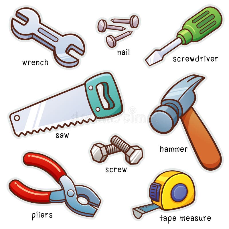 Tools Cartoon Stock Illustrations – 132,012 Tools Cartoon Stock ...