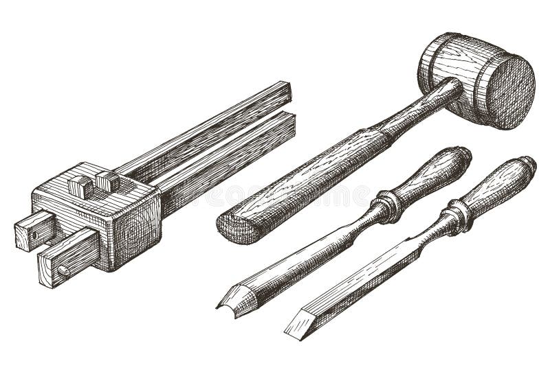 Chisel Drawing Stock Illustrations – 1,298 Chisel Drawing Stock ...