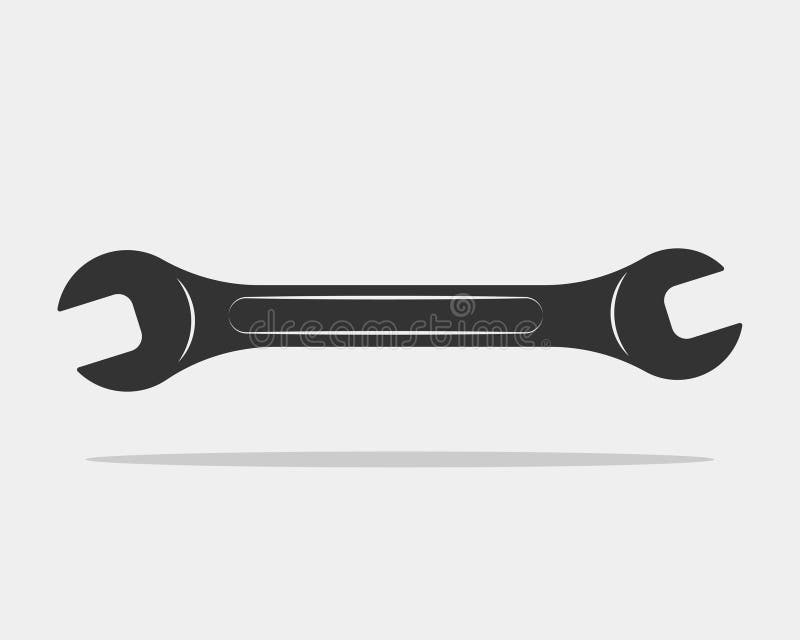 Tools Vector Wrench Icon. Spanner Logo Design Element Stock Vector ...
