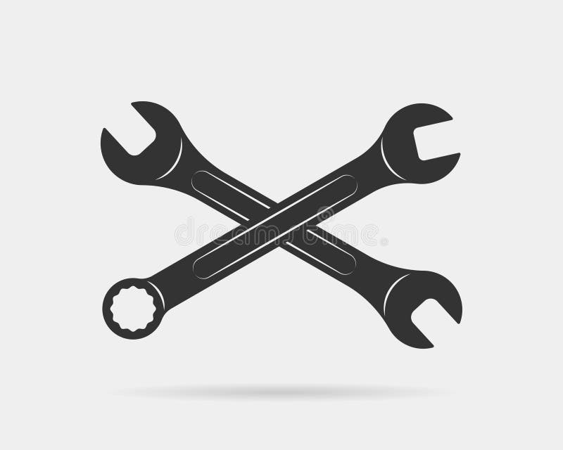 Tools Vector Wrench Icon. Spanner Logo Design Element Stock Vector ...