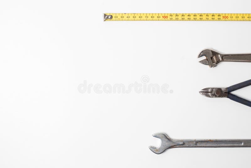 Tools White Background stock image. Image of mechanic - 122464333