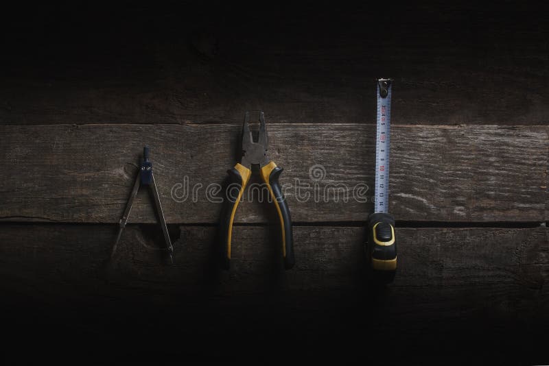 Three tools stock photo. Image of bolt, caliber, screws - 619974