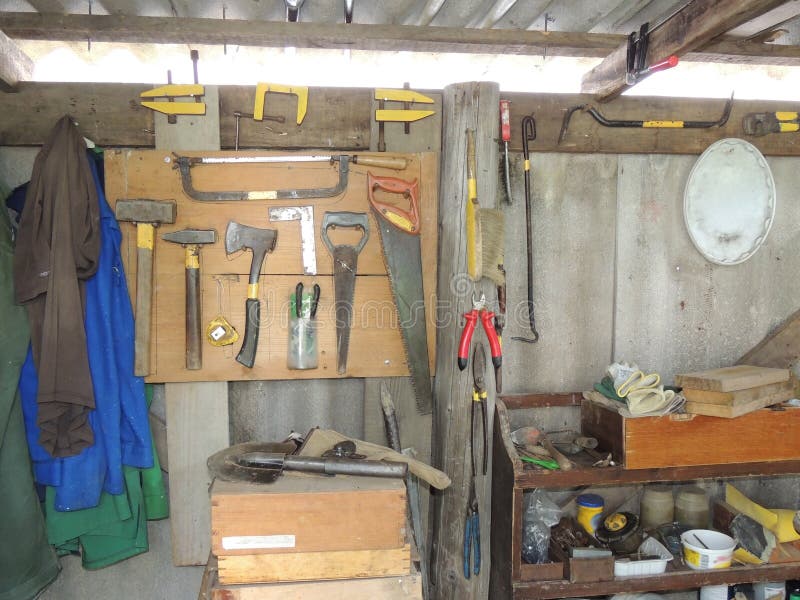 Miscellaneous Tools and Accessories in the Utility Room Stock Image ...