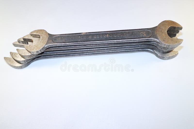 Tools for Work, Steel Wrenches Stock Photo - Image of business, object ...
