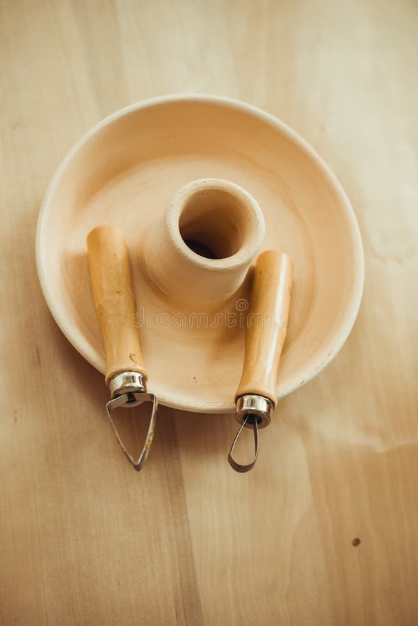 Tools for Working with Clay Stock Image - Image of recreation, pastime ...