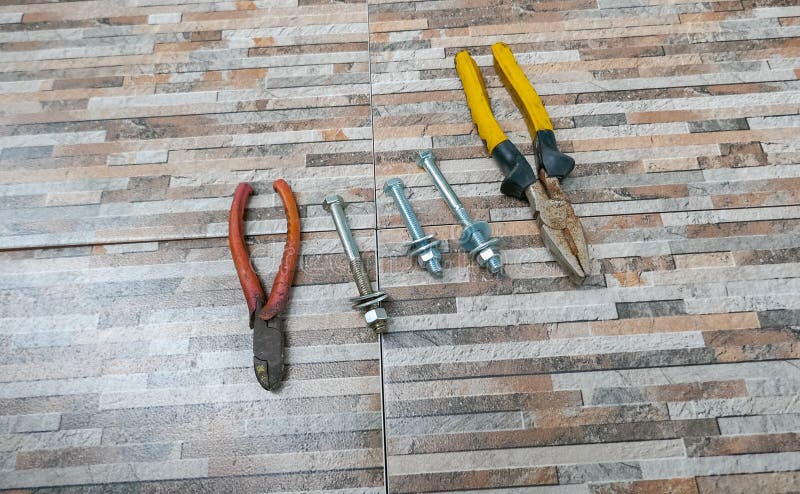 Tools in the Workplace. Used Tools Stock Photo - Image of worker ...