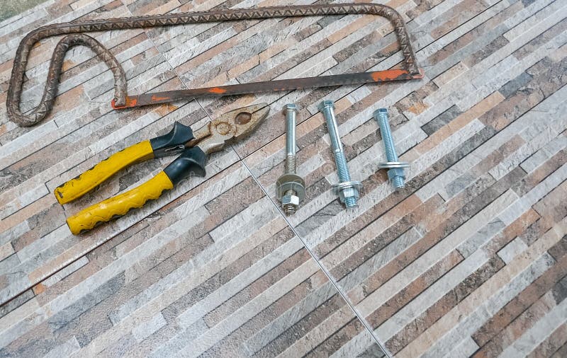 Tools in the Workplace. Used Tools Stock Photo - Image of industry ...