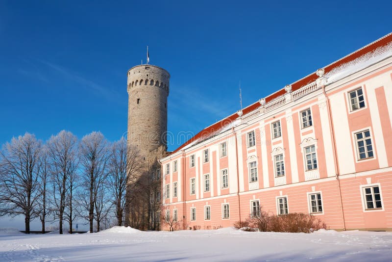 View of Toompea Castle in Tallinn Stock Photo - Image of building ...