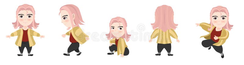 Boy Turn Around Stock Illustrations – 22 Boy Turn Around Stock ...