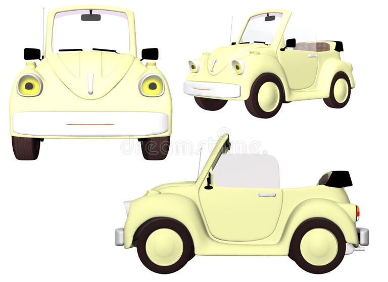 Toon Car stock illustration. Illustration of vehicle - 201145334