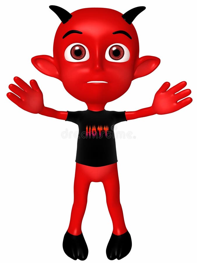 Toon Devil stock illustration. Illustration of sweet, cartoon - 9471162
