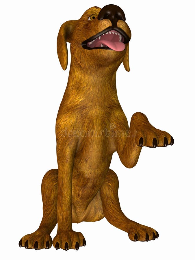 Toon Dog stock illustration. Illustration of style, animal - 16669066