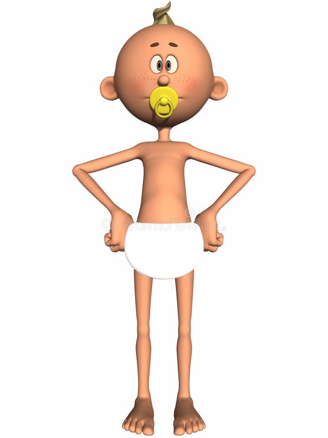 Toon Figure Baby stock illustration. Illustration of gaze - 18922304