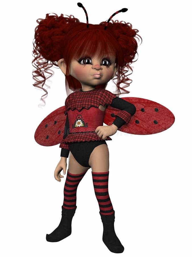 Toon Figure - Madame Bug illustration stock. Illustration du amusement ...