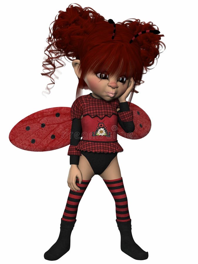 Toon Figure - Madame Bug illustration stock. Illustration du comique ...