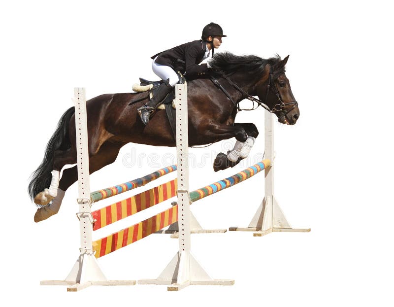 Toon het springen stock afbeelding. Image of concurrentie - 3810483